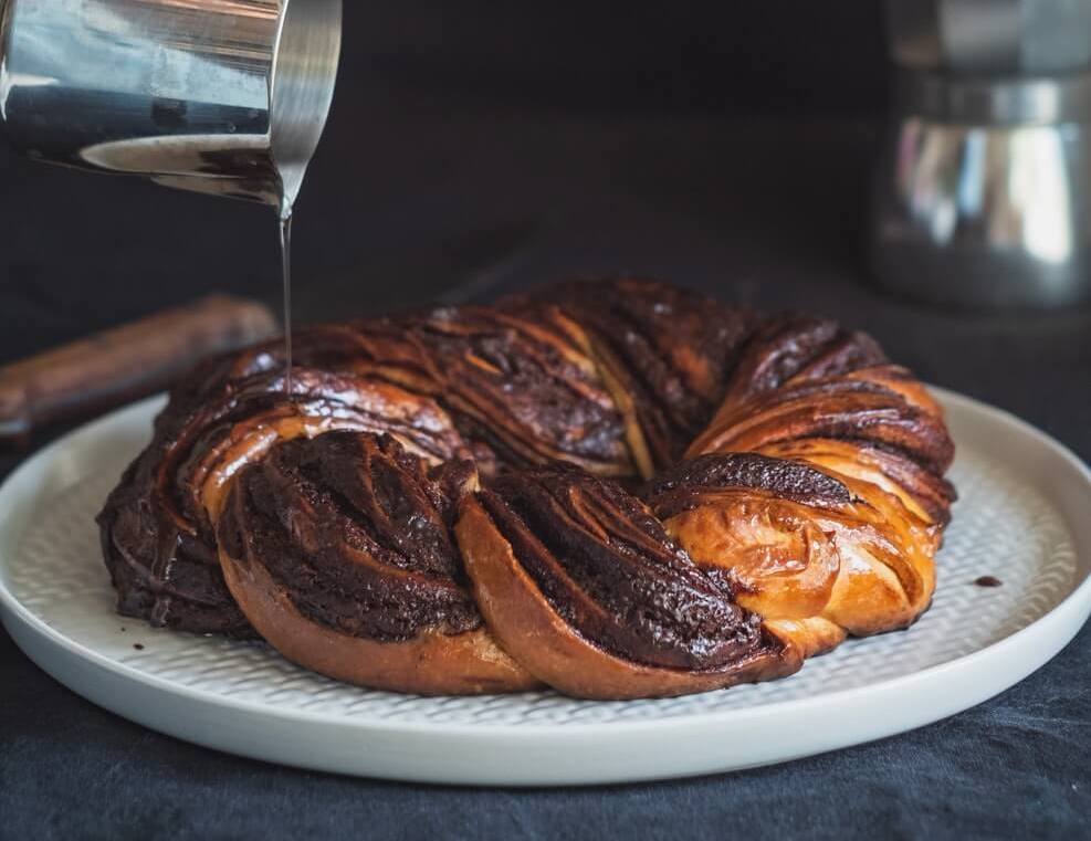 Christmas apple babka recipe